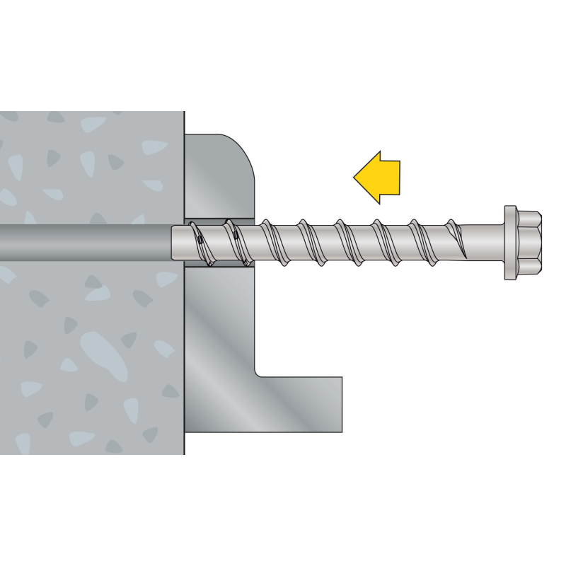 Anclaje tornillo de fijación directa homologado!